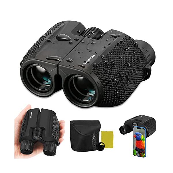 ブラック/10X25/KKP148・パッケージ個数:1・高解像度で色収差なし2023年に最先端の25mm BAK4プリズムレンズを使用し、BAK7プリズムや古いバージョンのBAK4プリズムと比較して、Aesval 双眼鏡はより高い光透過率と...