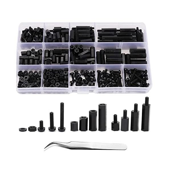 ・ブラック 350 M3 ・・Size:350 M3・上質な材料：制品は耐久性のあるナイロンで作られて、磁気なし、断熱、耐食性、堅牢、防腐などの特徴があります。RoHS標准とUL94 V2燃やすにくい標准を満たして、異なる需要を満足します。...