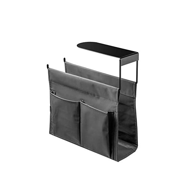 -/-/HB-HangBag-SG・Model:HB-HangBag-SG・テーブルやデスクに取り付け、収納スペースを広げ、机の上をスッキリ片付けできるハンギングボックス・荷物をいれたまま持ち運び可能な収納グッズです。・オックスフォード生地...