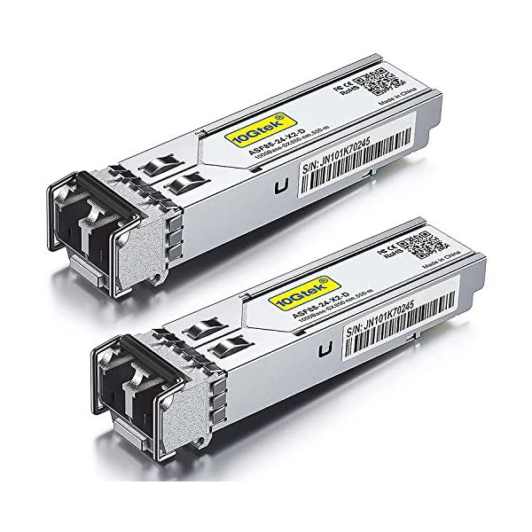 Cisco・Cisco 2個入り ・・Style:CiscoSize:2個入り・★データレート：1.25Gb / s・★波長：850 nm・★リーチ：最大550メートル・★ファイバタイプ：デュアル LC OM3 マルチモード ファイバ・★幅...