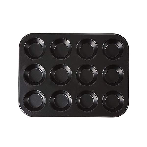 ブラック/ミニマフィン型12ヶ付/-・Size:ミニマフィン型12ヶ付・かわいらしいミニマフィンが焼けます。型から抜きやすくキレイに仕上がります。ベースは鉄なので蓄熱率が 高くとてもキレイな焼色がつきますよ一度に12個も焼けるので、気軽に焼...