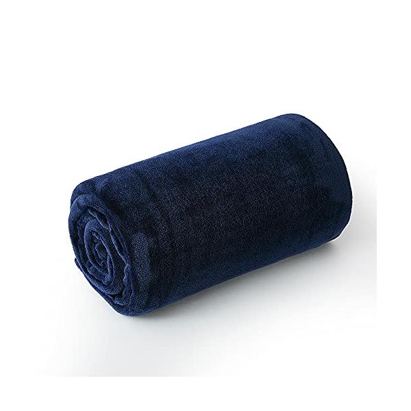 モダンネイビー/ひざ掛け・70×100cm/JAB5C1AL2B・Size:ひざ掛け・70×100cmColor:ネイビー・パッケージ個数:1・ふわふわ、なめらか 高密度フランネル生地を採用。指先でなでると「すべすべ?」と気持ちよく、ひざに...