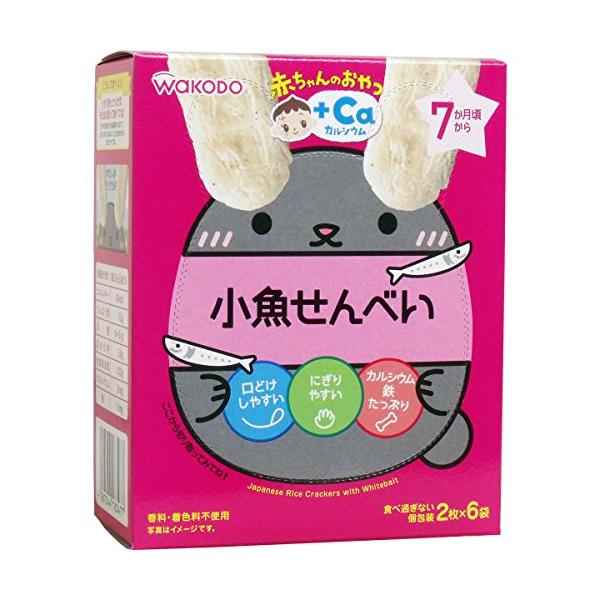 -/12個 (x 6)/AO1・FlavorName:小魚せんべい・パッケージ個数:6・原材料:うるち米(国産)、でん粉、砂糖、しらす粉末、食塩/炭酸カルシウム、ピロリン酸鉄・内容量:2枚×6・商品サイズ(高さx奥行x幅):130mm×30...