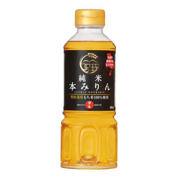 -/400ml/-・Size:400ml・パッケージ個数:1・県名: 兵庫県・アルコール度数: 14%・兵庫県稲美町産もち米(契約栽培)100%使用の純米本みりんです。