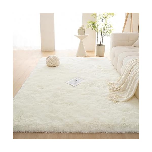 ミニマリスト無地 アイボリー/200 x 250 cm (長方形)/AYOCMDD731-01・Color:無地 アイボリーSize:200 x 250 cm (長方形)・パッケージ個数:1・商品仕様長方型ラグのサイズ：120×160cm/...