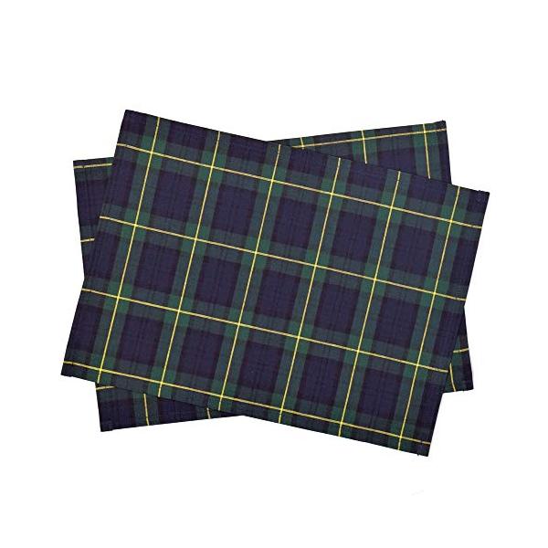 B:綿100%08.タータンチェック・ダークグリーン/25cm×35cm/N3687100・Color:08.タータンチェック・ダークグリーンSize:25cm×35cmStyle:B:綿100%・お気に入り柄で楽しくお食事。嬉しい2枚セッ...