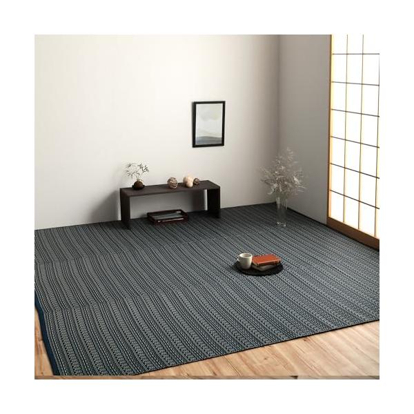 本間ネイビー/191 x 286 cm (長方形)/2126513・Color:ネイビーSize:191 x 286 cm (長方形)Style:本間・パッケージ個数:1・仕様サイズ:本間3畳(約191×286cm)、原産国:日本製(純国産...