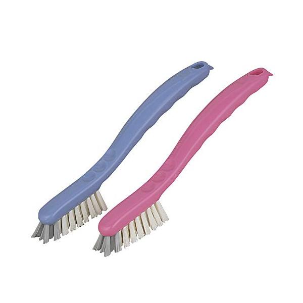 シューズブラシ2色組ピンク/サイズ:3.3×22cm/43204-50467・Style:シューズブラシ2色組・パッケージ個数:1・サイズ:約2.5×7.1×21cm・つま先までしっかり届くシューズ洗い用ブラシ・グリップは滑りにくいように凹...