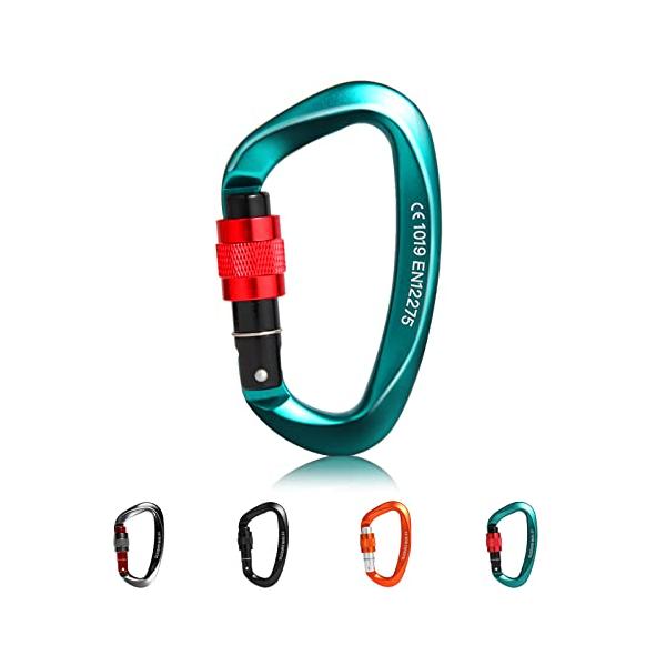 25KN1個グリーンカラー、コールド、オレンジ、赤、青い、シルバー、ブラック/-/-・Style:25KN1個グリーン・材質とサイズ材質：アルミニウム合金、超軽量。16KNサイズ：縦80mm*横49.5mm。開口幅：18mm。重さ：24g/...