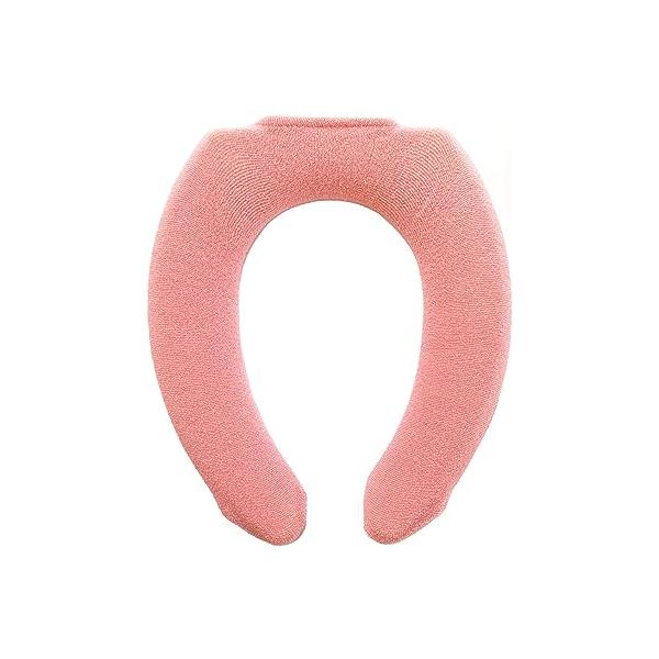 シンプル・カジュアルピンク/U型便座カバー/4548622266115・Color:ピンクSize:U型便座カバー・パッケージ個数:1・対応便座タイプ:U型専用(洗浄暖房機能のついていない型)・本体サイズ：約9cm×87cm×1cm・素材：...