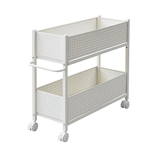 モダンホワイト/幅26cm/OPR-7526(WH/WH)・Size:幅26cmPatternName:奥行75cm・パッケージ個数:1・お客様品・本体サイズ:幅26×奥行69(取っ手含 75)×高さ64.5cm・材質:スチール(粉体塗装)...