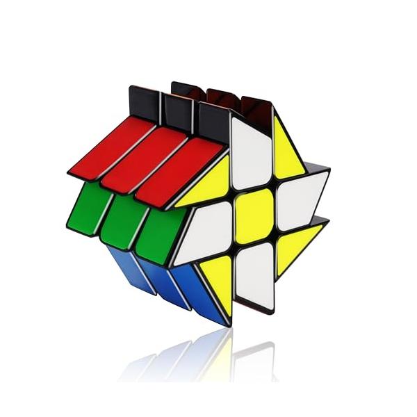 Windmill/-/JellyCube-QM・Color:Windmill・パッケージ個数:1・革新的デザインマジックキューブ 魔方 MagicCube は革新的なデザインのパズルで、伝統的なキューブとは異なります。軸の回転機能を備えてお...