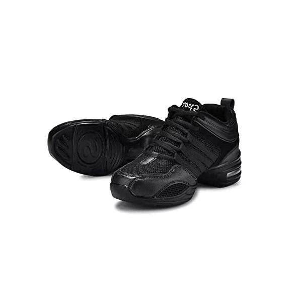 ダンスシューズ・ブラック（柄1） 23.0 cm GENMAI SOEASY・・Size:23.0 cmColor:ブラック（柄1）・【メイン素材】アッパー：メッシュ　ソール：PU　大数のカラー選び可能、子供用から大人用までサイズを用意して...