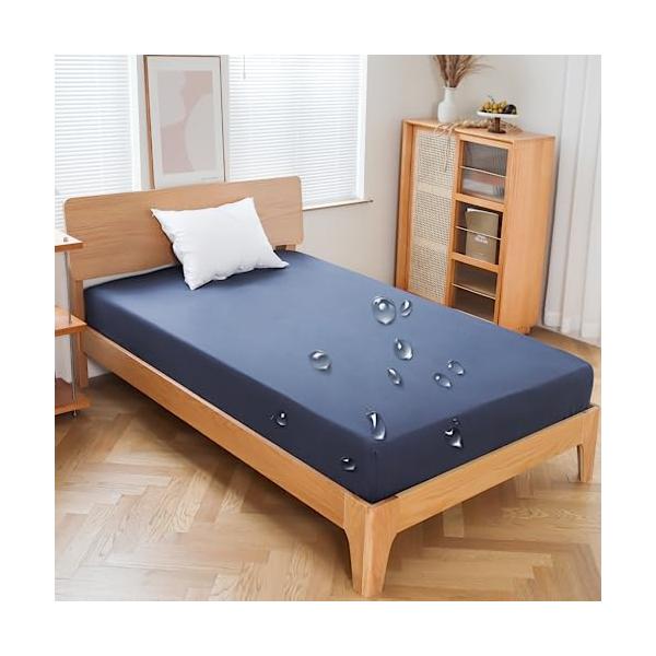 ネイビー/ダブル・140×200cm/FW-L002・Size:ダブル・140×200cmColor:ネイビー・パッケージ個数:1・五面完全防水設計側面部分も防水おねしょや汗、飲料のこぼれなどの水分をマットレス内部に浸透させず、マットレスの...