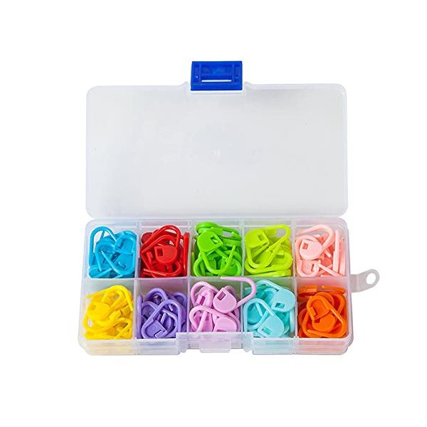 カジュアル-/12.8*2.3*6cm/W008・ サイズ約12.8*2.3*6cm。可愛いカラー10色セット、あわせて120個。・小さくて実用かぎ針編みのパターンをマークするときに使用します；マーカー針として使用できます、針番号として使用...