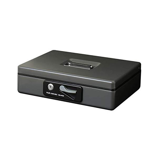 (L) お札・硬貨・小物・ダークグレー 2.2kg CB-040G / 13-126・・Color:ダークグレーStyle:(L) お札・硬貨・小物・シリンダー錠式、ワンタッチオープンレバー付手提げ金庫・硬貨・お札・小物用 / 重さ:2.2...