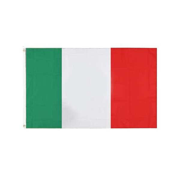 06.イタリア/-/ND-0162-R06・Color:06.イタリア・使い方いろいろ存在感のあるハトメ式の国旗公私ともに様々な使用用途が楽しめる大きめの国旗。ハトメ式でつきやすく、国旗の種類も豊富にご用意しました、シーンに応じてお選びいた...