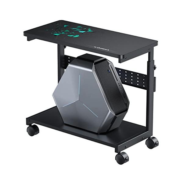 昇降式PCラック ブラック/Small/X-1・Color:PCラック ブラック・パッケージ個数:1・既存PCワゴンの欠点をした革新的な構造、日本職人さんの知恵を集大成した一品既存PCワゴンの欠点を洗い出し、構造やデザイン性、機能性、メンテ...