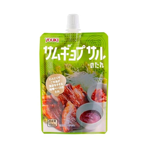 FlavorName:サムギョプサル・パッケージ個数:1・内容量：100g・韓国料理で定番の焼肉、サムギョプサルをご家庭で楽しめます。・味噌をベースに甘辛いコチジャンとにんにく、ネギ、ごまなどの香味・豚バラ肉や野菜と相性抜群・商品サイズ(幅...