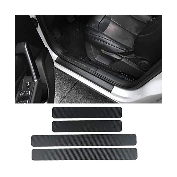 ブラック/-/-・(1)対応車種：トヨタ カローラツーリング 210系・(2)材質：防水PVC素材。耐摩擦、 耐汚れ、炭素繊維紋理、ドレスアップ・(3)特徴： 傷/汚れ防止、既存の傷をカバーし、降りるときにサイトステップを汚したり損傷したり...