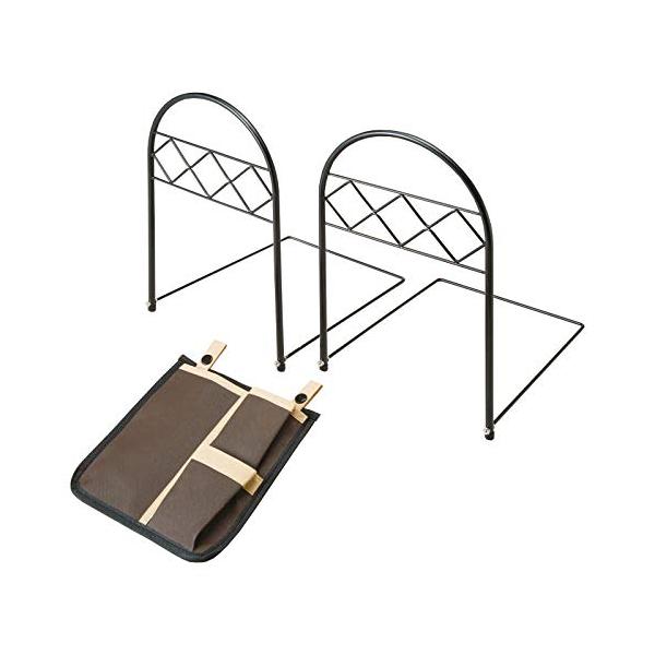 通常タイプ(2個入り)・ブラック 約縦39×横25×奥行33cm（組立時/1個） ・・Style:通常タイプ(2個入り)・マットレスの下に差し込むだけ。布団のずり落ちを防止するベッドガード・使いやすい2個組。スリムでコンパクト。簡単に組み立...