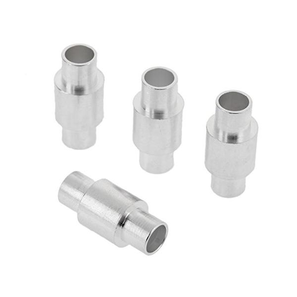 カラー：シルバー 材質：アルミ 内径：約0.25  / 6.3mm 外径：約0.31  / 7.9mm 長さ：約9.93インチ/ 23.5mm・スケートボード、スタントプッシュキックスクーター、スタントスクーターホイール、子供スクーター、ホ...