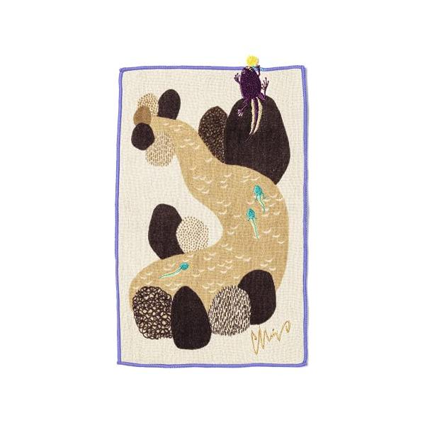 かわいい今のところオタマガエル ヴァイオレット/小さなポケットハンカチ/A-68095-86-BV・Size:小さなポケットハンカチPatternName:オタマガエル・パッケージ個数:1・たたむとポンとポケットに。使いやすいポケットサイズ...