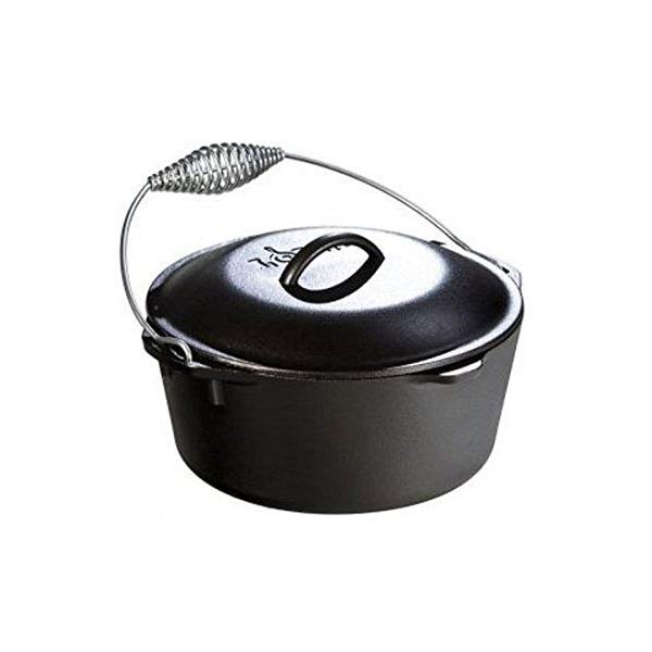 単品・ブラック 26×10cm 5.1kg Cast Iron Dutch Oven・・Style:単品