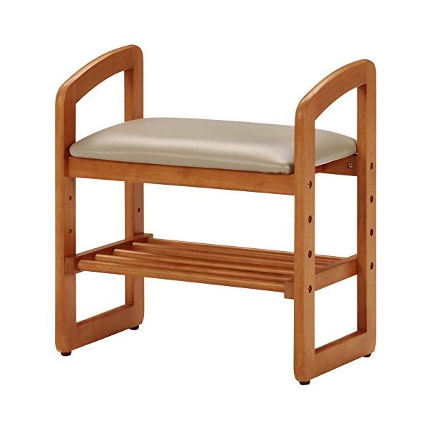 シンプルナチュラル/幅50×奥行30×高さ54cm/95778・PatternName:単品・パッケージ個数:1・サイズ:幅50×奥行30×高さ54cm・本体重量:4.2kg・耐荷重:80kg・座面サイズ:45cmx30cm・素材・材質:構...