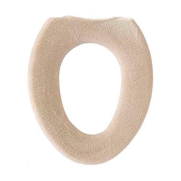 便座カバー(O型)ベージュ/便座カバー(O型)/4548622444230・Color:ベージュStyle:便座カバー(O型)・パッケージ個数:1・サイズ:26×20×2cm・素材:表糸 アクリル100%、芯糸 ナイロン90%・ポリウレタン...