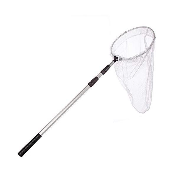 ・A1軽量アルミ製：シルバー 1個  ・・Color:A1軽量アルミ製：シルバー 1個・【特 徴】：握りが柔らか材料を作り、完璧な人体工学設計です。大きすぎず、子供に扱いやすい。伸縮できるので、持ち運びもラクラク。・【柄の材質】：アルミ　網...