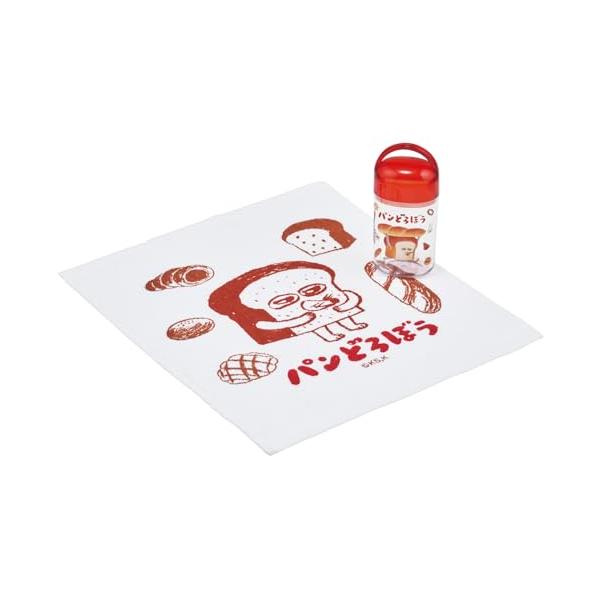 パンどろぼう/横28×縦32cm/OA5AG・Color:パンどろぼうPatternName:おしぼり・パッケージ個数:1・サイズ：横5.8×縦4.4×高12.5、おしぼり：横28×縦32cm・材質：ケース：AS樹脂、おしぼり：綿100％、...