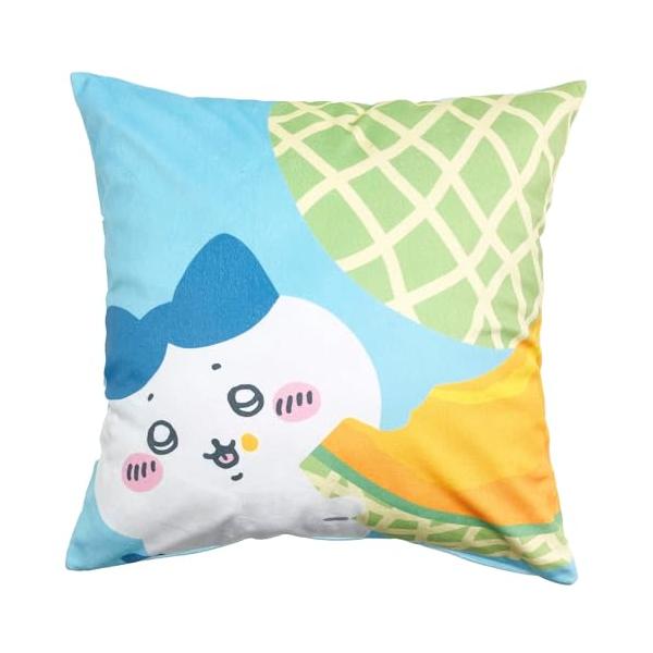 ちいかわハチワレ メロン/45cmx45cm(1 枚組)/4621296・Color:ハチワレ メロンStyle:ちいかわ・パッケージ個数:1・ちいかわの可愛いフルーツ柄クッションカバーシリーズ・マイクロ生地で優しい肌触り・使いやすいファス...