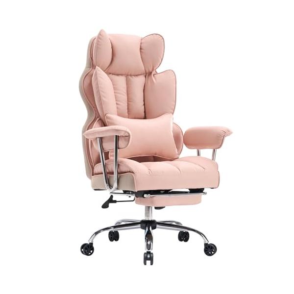 モダンLight Pink/大型/3008・Color:Light PinkMaterialType:フェイクレザー・オシャレ豪華な設計SKYEの最高クラスの椅子です。椅子全体は豪華な高級感が溢れ、座り心地絶品、多く流行り色に合い、各種の家...