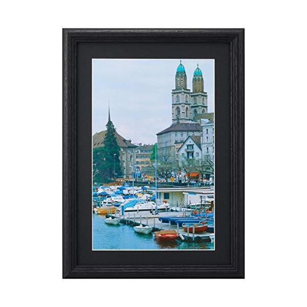 1枚ブラック/ワイド6切/407468・Color:ブラックSize:ワイド6切Style:1枚・パッケージ個数:1・前面板には透明PET板(厚さ0.4mm)を採用。軽量で、破損を防ぐことができます。・木製・厚手Vカットマット台紙(厚さ1....