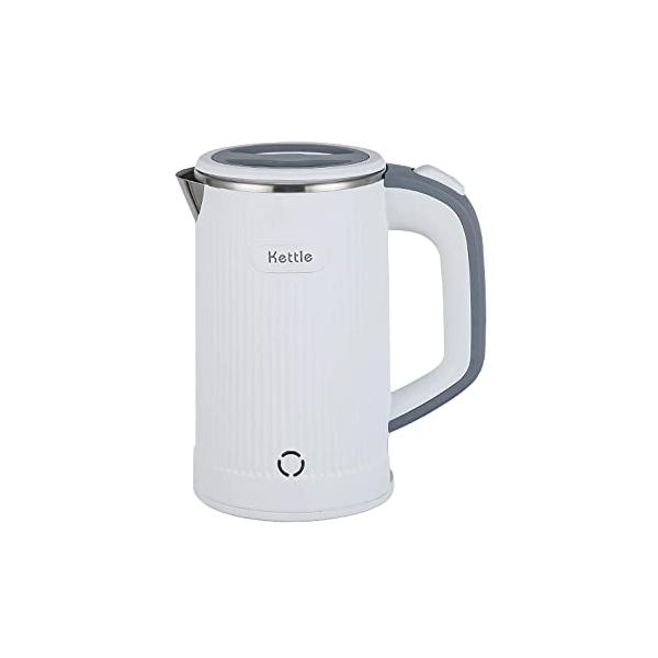 ホワイト/-/-・Color:ホワイト・消費電力600WFocustar小型電気ケトルは消費電力がわずか600Wしかないため、ポータブル電源でも利用可能で、アウトドアや車中泊の環境でも手軽にお湯を沸かすことができます。また、低い消費電力なの...