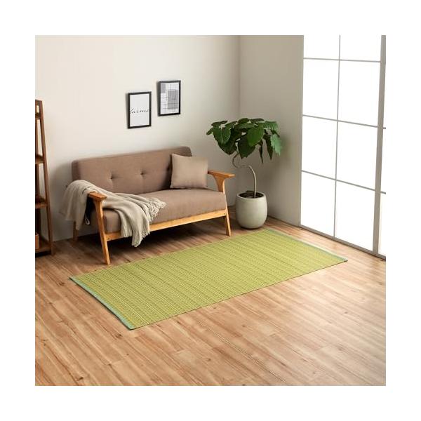 本間グリーン/95 x 191 cm (長方形)/4956642723073・Color:グリーンSize:95 x 191 cm (長方形)Style:本間・パッケージ個数:1・仕様サイズ:本間1畳(約95.5×191cm)、原産国:日本...