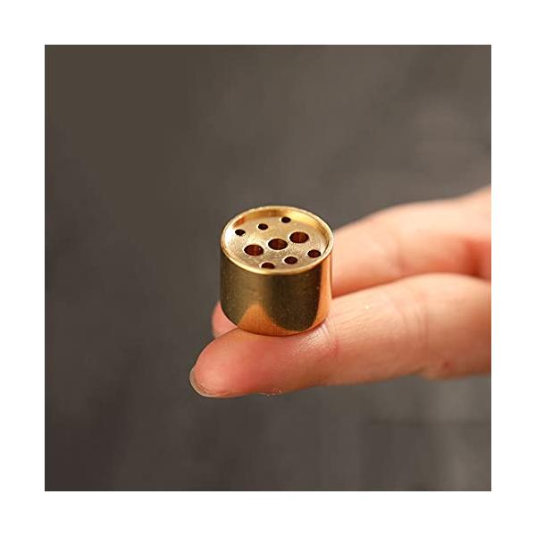 1.5CM円筒形お香立て*1個/-/-・Color:1.5CM円筒形お香立て*1個・線香立て パケージ内容：1.5cm円筒形お香立て*1個 素材：真鍮 サイズ：（円筒形）直径2cm*高さ1.5cm 穴サイズ：（円筒形）3mm、2.5mm、2...