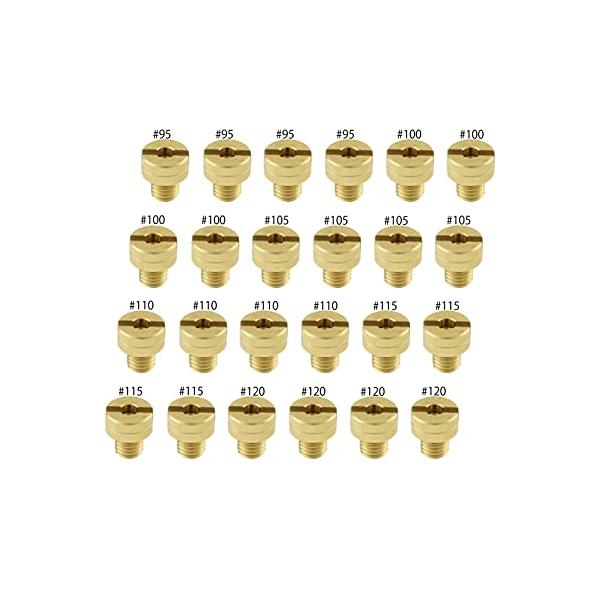 ・  720895-10・#95#100#105#110#115#120　各4コ入り（24ｐｃｓ）・【タイプ】（8X9）ミクニ（丸大）・専用ケース付き・日本製・【適合】　TM | TMR | MJN24 | TDMR | VM22 | XJ...