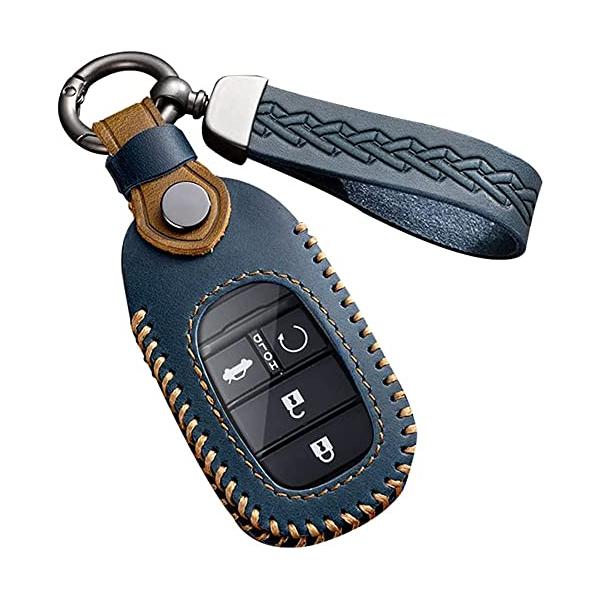 キーケースブルー/-/-・Color:ブルー・適応車種：N-BOXカスタム JF5 JF6 Custom （2023年10月〜）、ヴェゼルVEZEL e:HEV 型式：RV3 RV4 RV5 RV6 (2021.04?)、 ヴェゼル ガソリ...