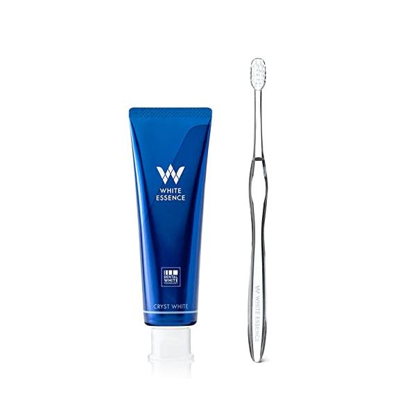 ・FlavorName:クリストホワイト+プラチナ・【歯医者の知見を元に開発された歯磨き粉】全国257*の歯科医院で歯のホワイトニングやクリーニングなどのサービスを展開するホワイトエッセンスが開発したホワイトニング歯磨き粉「クリストホワイト...