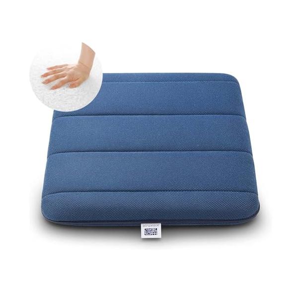 ネイビー/39cm×39cm/4-257011-NV-1・Color:ネイビーSize:39cm×39cmPatternName:クッション・パッケージ個数:1・適度な反発力・優れた復元性で体圧を分散し、長時間の座り疲れを軽減します。・ご自...