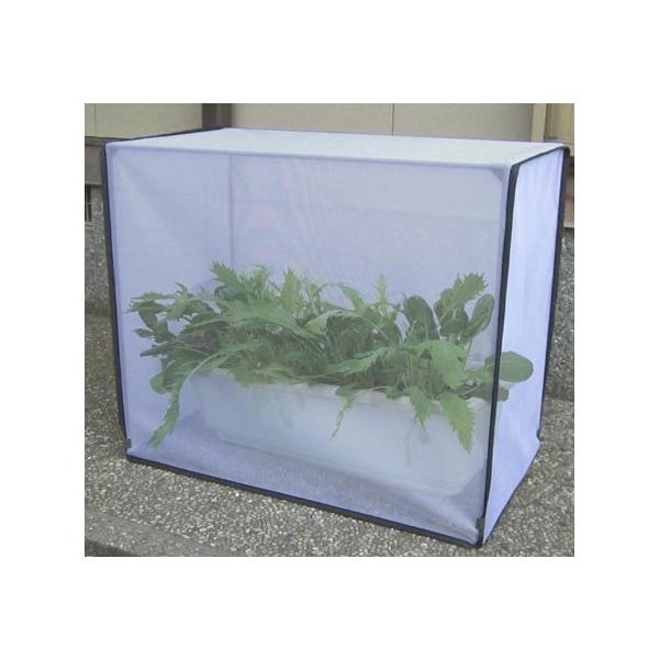 ・ホワイト 小 すっぽりシリーズ・・Size:小・■【特徴】プランターに被せるだけで簡単防虫！目合い約0.6mmのネットで害虫の侵入をしっかり防ぎます！アオムシ（モンシロチョウ）・コナガ・アブラムシ・ヨトウムシなどの対策に最適！バンドで設置...