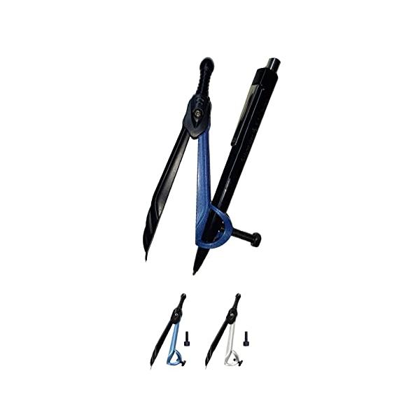 銀/cm16/-・Color:銀・銀ペンコンパスはお手持ちの銀ペンを挿入して、ヘリの糊代、・縫い線、カット線、漉きのガイドラインを均一に引くための道具です。・銀ペンと定規でガイドを引く場合、曲線部分を引くのが大変ですが、・銀ペンコンパスを使...