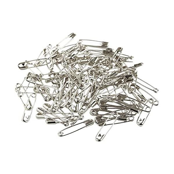 クラシックニッケル/38mm/AC113-3-100・Size:38mm・パッケージ個数:1・(安全ピン)一般的なスナップピンです。・サイズ:38mm・入数:100本・素材:スチール