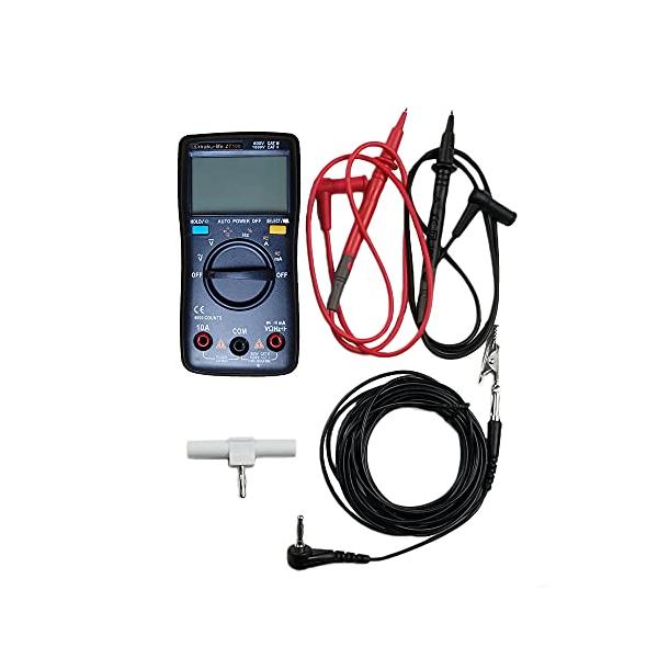 プローブなし・・Style:プローブなし・※アーシングが出来ているかの確認が数値で確認できる測定キットです。 このセットがあればアーシンググッズを設置した場所で簡単に製品チェックができます。 ・アースが接地しているかの簡易測定ができる ・体...