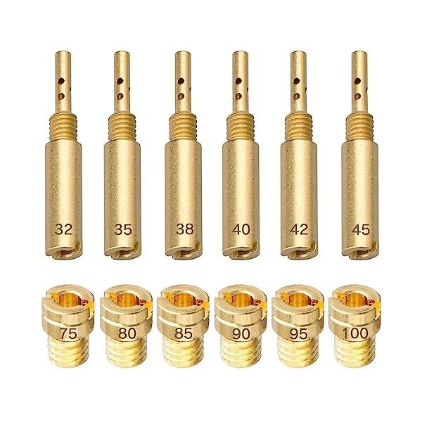 パッケージ個数:1・pc20用ジェットセット 詳細 パイロットジェット（26*4.5):#32、#35、#38、#40、#42、#45 メインジェット(5*6.7）： #75、#80、#85、#90、#95、#100 合計12個。ご購入頂く...