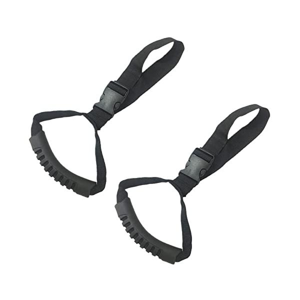 ・黒 2個  ・・Color:黒 2個・【車用持ち手】車内に取り付け可能な後付け持ち手。バックルタイプで取り付ける持ち手です！・【高齢者のために】高齢者など、補助が必要な方が車に乗る際に非常に役立つ商品です！施設への送迎にもピッタリです。・...
