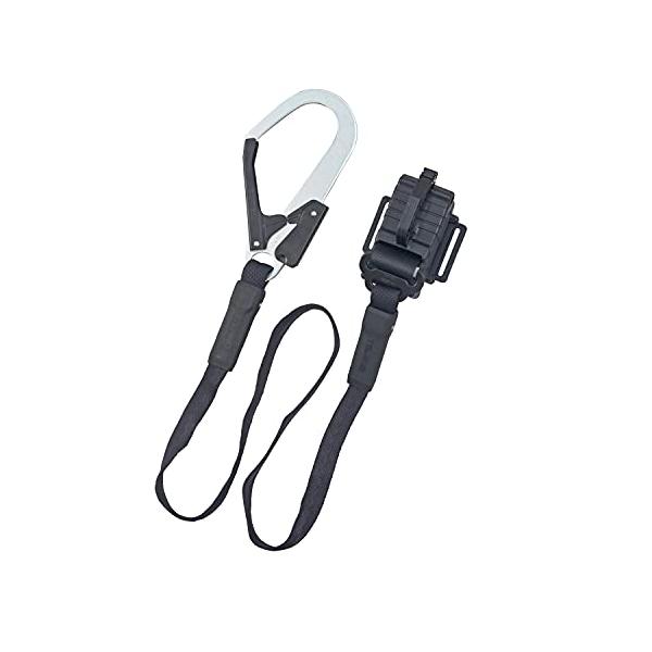 ・ ワンサイズ B1FR150-TL1BK・●色：黒●フック口開き(mm)構造物側：55●ランヤード幅×長さ(mm)：16.5×1500