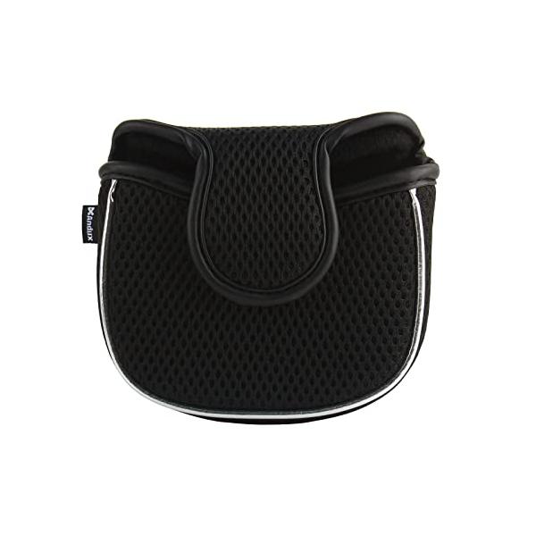 ブラック/-/-・Color:ブラック・カラー：黒、四角型・四角型のデザインでパターカバーの着脱がとても便利です。・パターにフィットして、プレー中や移動中に生じるへこみや損傷から守れるようデザインされています。・弾力性があったメッシュスタイ...